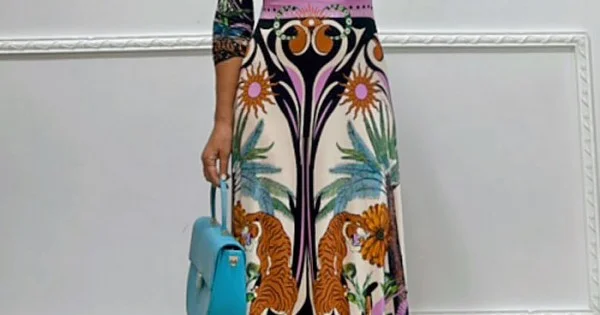 Φόρεμα με print Ancestress - Φορέματα Sofi Accessories Thiva
