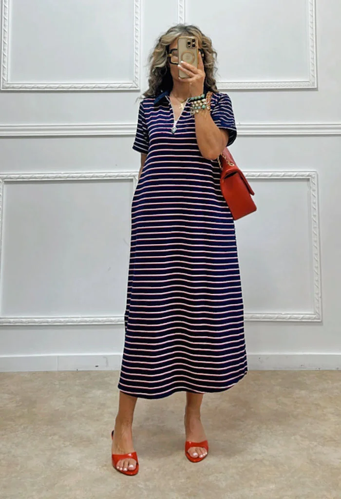 Φόρεμα μαρινιέρα με φερμουάρ - Φορέματα Sofi Accessories Thiva
